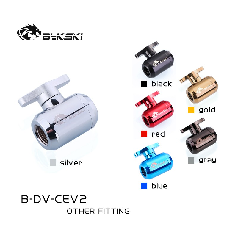 Bykski G1/4 Female to Female Drain Ball Valve B-DV-CEV2 | Shopee ...