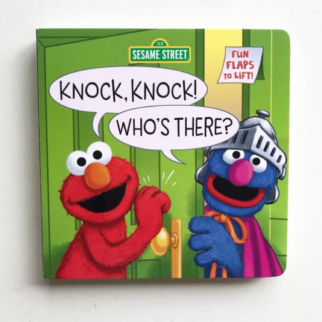 Sesame Street: Knock, Knock! Who’s There? - Board Book Elmo | Shopee ...
