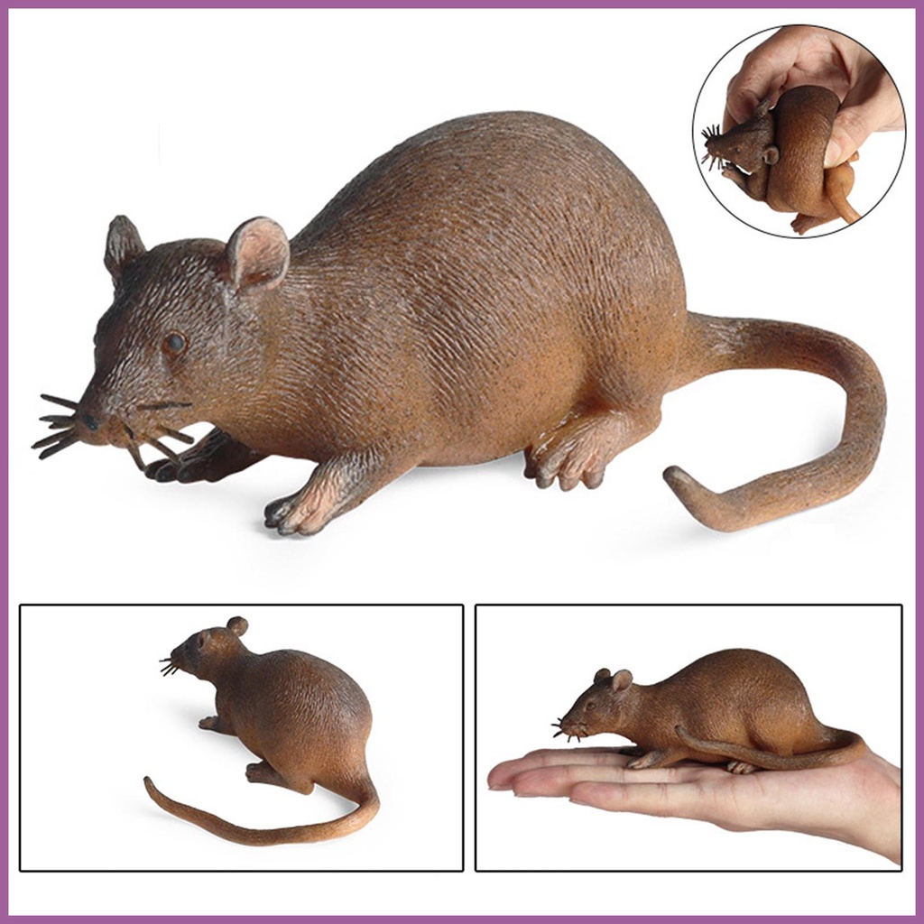 Fake Mouse Toy TPR Mouse Figurines Fake Mouse Realistic Fake Mouse for ...