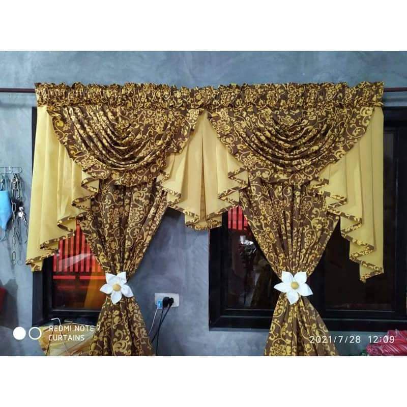 Geena cloth double panel 65" wide 75" lenght | Shopee Philippines