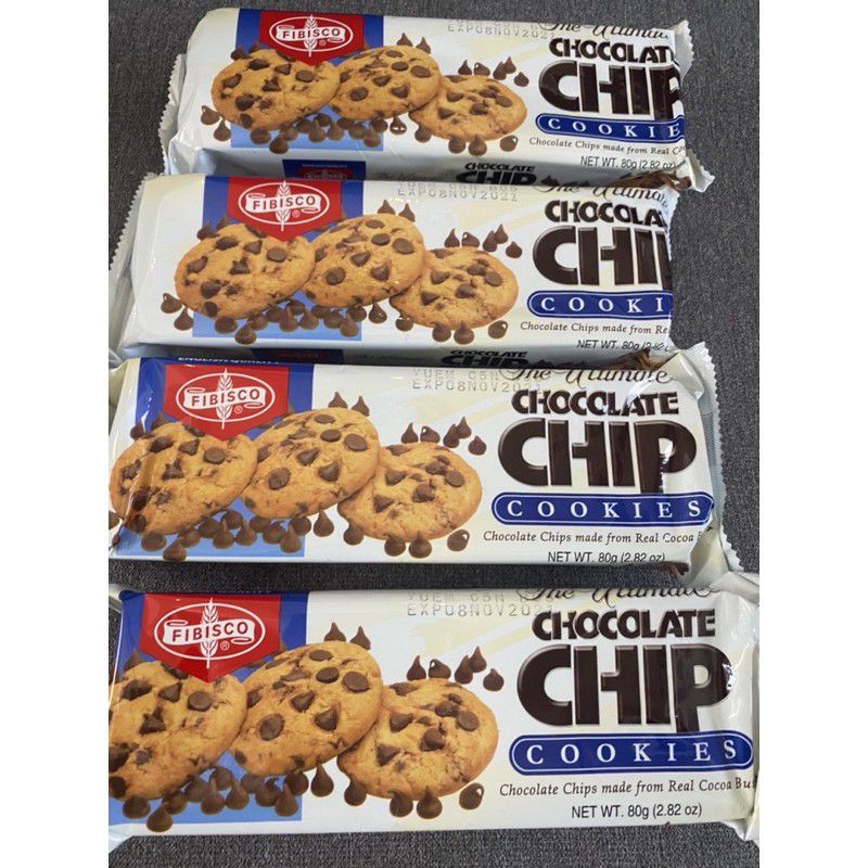 SALE ‼ 3 Packs Fibisco Chocolate Chips 80g for 138 pesos | Shopee ...