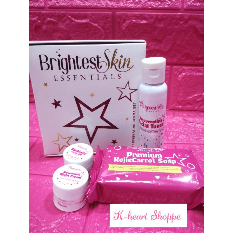BRIGHTEST SKIN ESSENTIALS REJUVENATING SET (AUTHENTIC) | Shopee Philippines