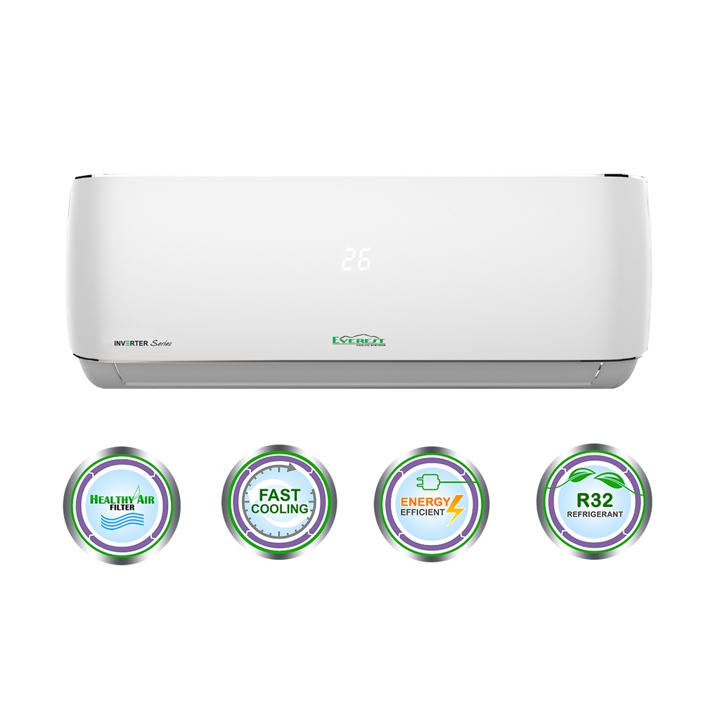 EVEREST 2.0HP Inverter Split Type Aircon/with 1st 10ft. Installation ...