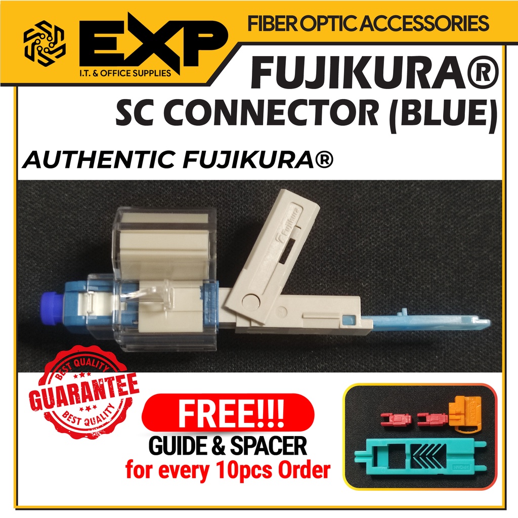FUJIKURA ® SC-CONNECTOR - AUTHENTIC! (BLUE) | Shopee Philippines