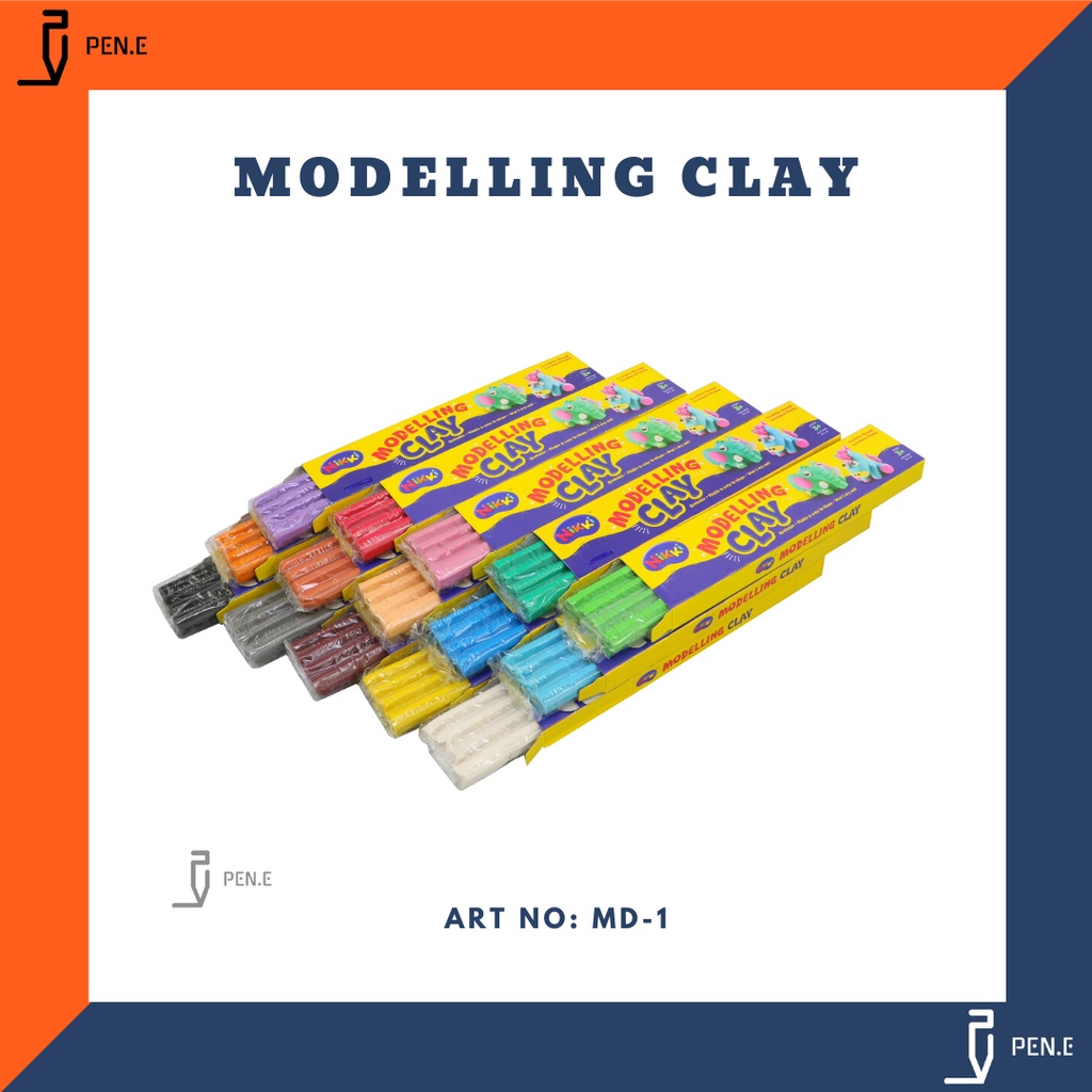 Nikki Modelling Clay MD-1 (Plastisine) | Shopee Philippines