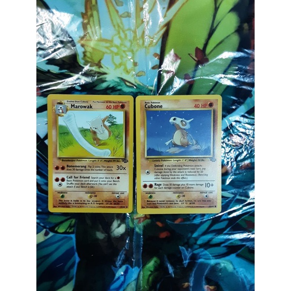 Pokemon TCG Marowak cubone set | Shopee Philippines