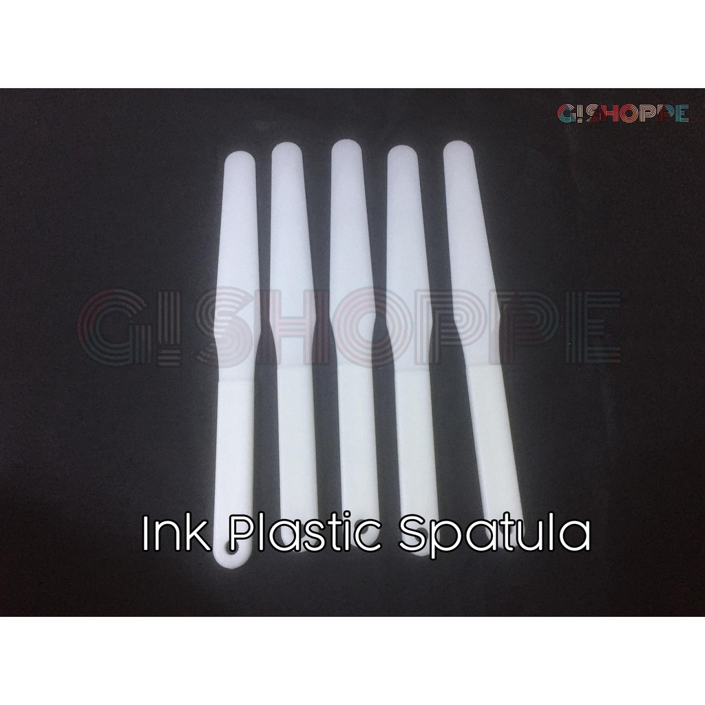 Silkscreen Plastic Spatula for mixing water base, plastisol, PPE ...