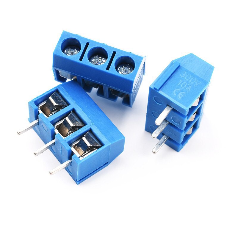 Circuitrocks Screw Terminal Block Connector 3p 2p Plug-In 5.08mm Pitch Kf301-3p 301-3p KF 350 ...