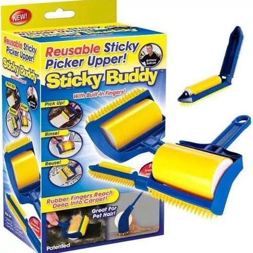 STICKY BUDDY Sticky Brush Reuseable Sticky Cleaning Brushes | Shopee ...