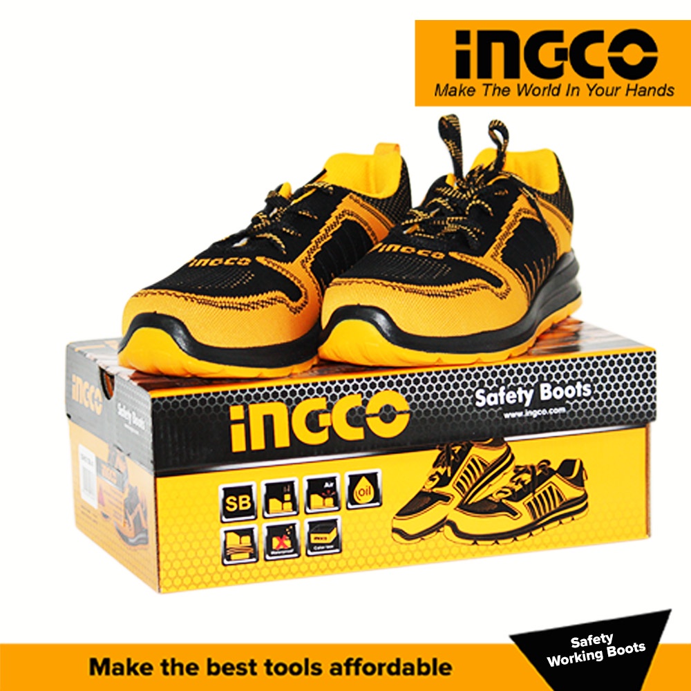 Ingco Working Boots / Rubber Safety Shoes For Men / Women 37-46 SSH81SB ...
