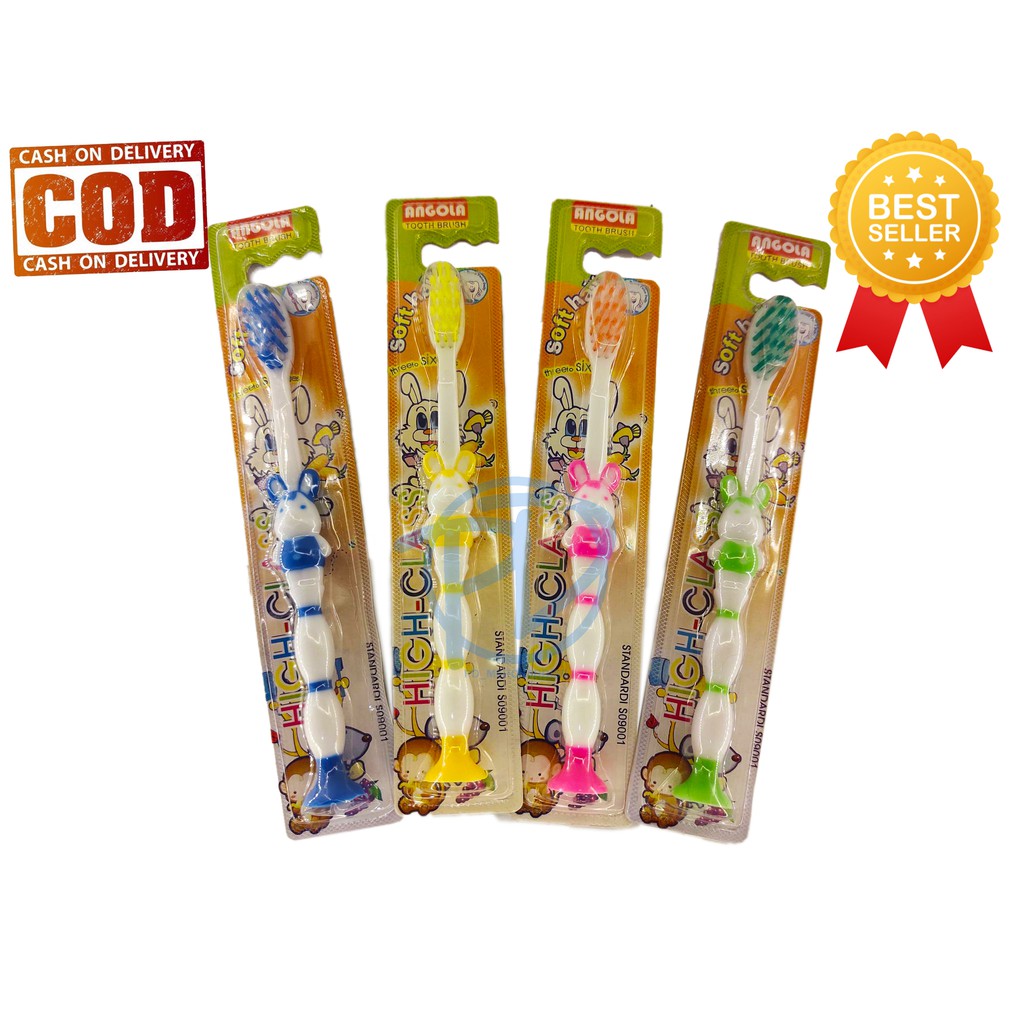 A13 COD PD Rabbit Toothbrush for Kids High Class Soft Brushes Dental ...