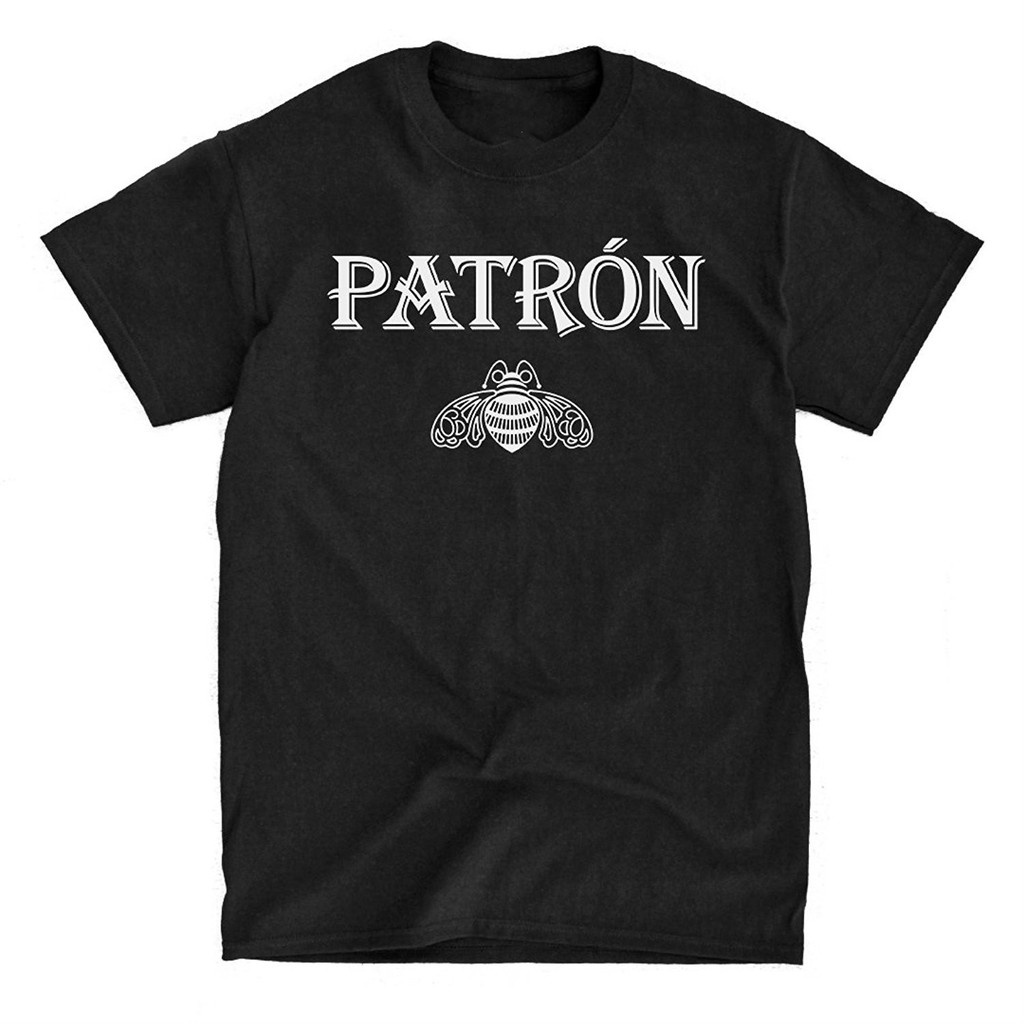 Patron Tequila Logo Black Funny Round Popular Gildan T-Shirt | Shopee ...