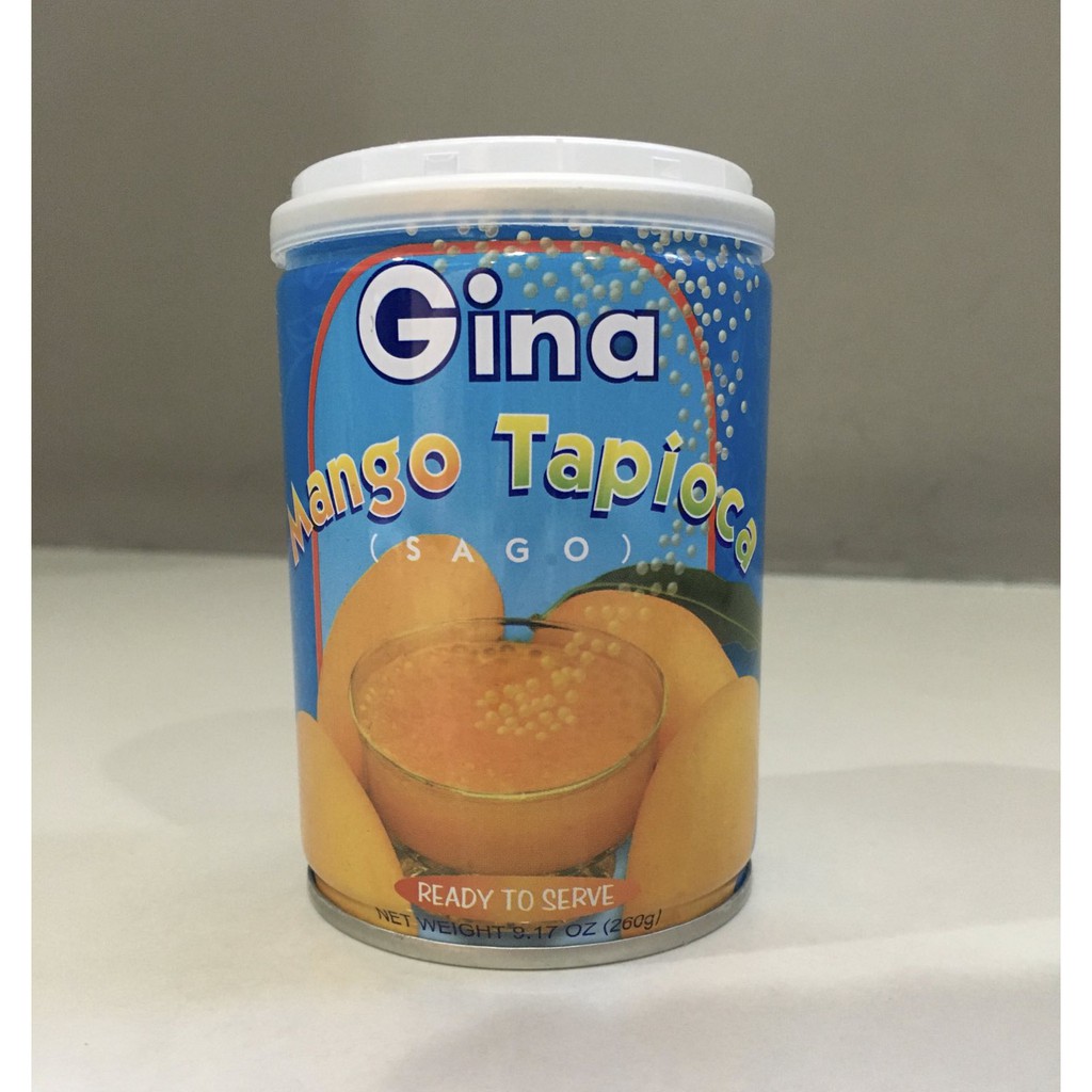 Gina Mango Tapioca Mango Sago (1 Can) | Shopee Philippines