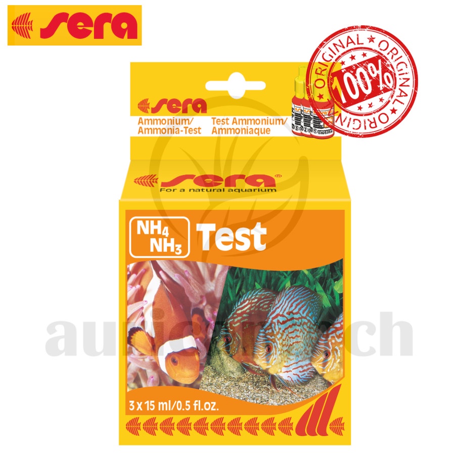 Sera NH4 NH3 Test - Ammonia Ammonia Measuring Test Kit 15ml 60 Times ...