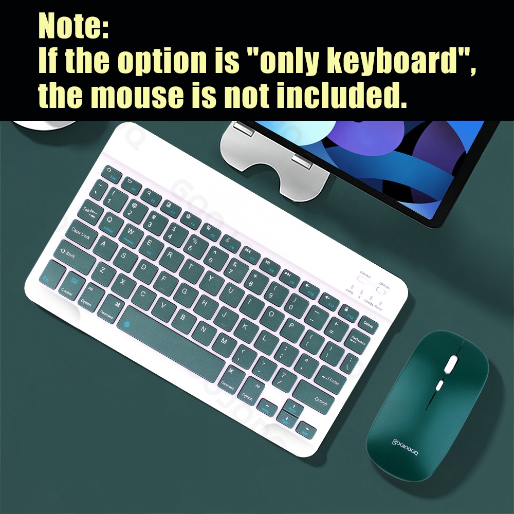 Goojodoq Bluetooth Wireless Keyboard and Mouse Set for Android Phone ...