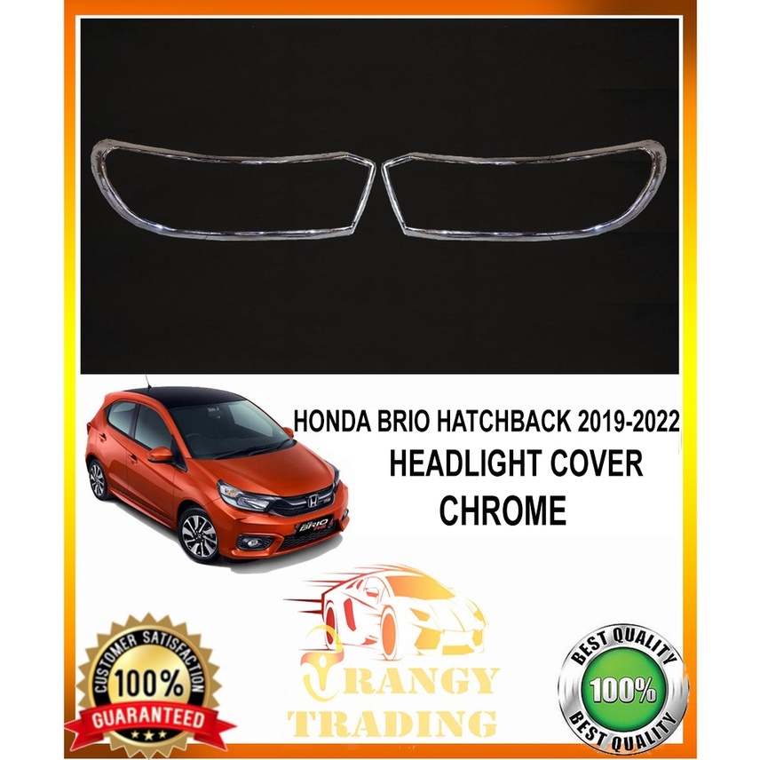Honda Brio Hatchback 2019 to 2024 Headlight cover chrome 2020 2021 2022 ...