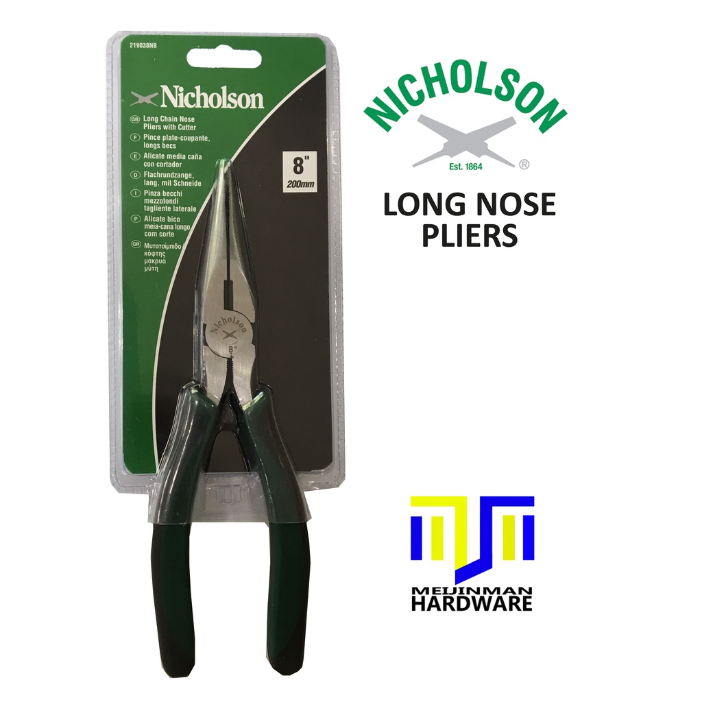 Nicholson Long Nose Pliers | Shopee Philippines