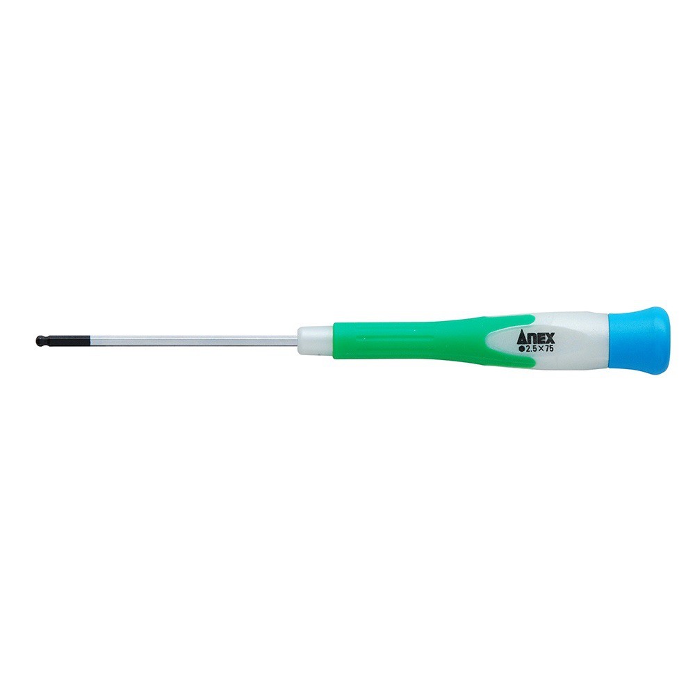 Mini hex screwdriver H2.5×75 No.3532 Anex | Shopee Philippines