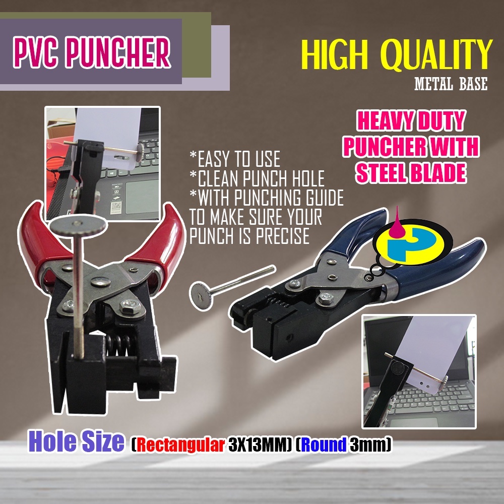 Rectangular Pvc Puncher Circular Puncher for pvc cards | Shopee Philippines