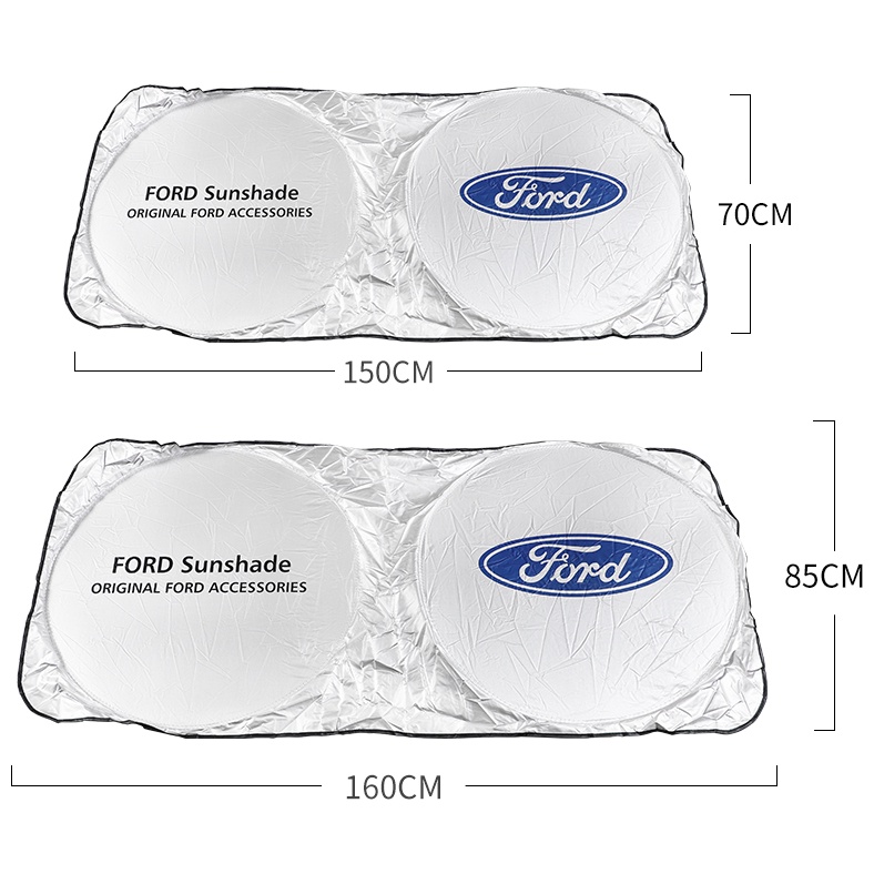 Ford Car Windshield Sunshade Anti-Ultraviolet Front Glass Mustang Focus ...