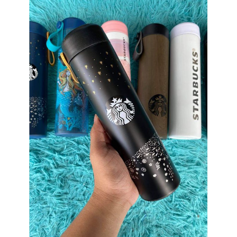 STARBUCKS SLIM THERMOS with HANDLE - STAINLESS INSULATED TYPE | Shopee ...