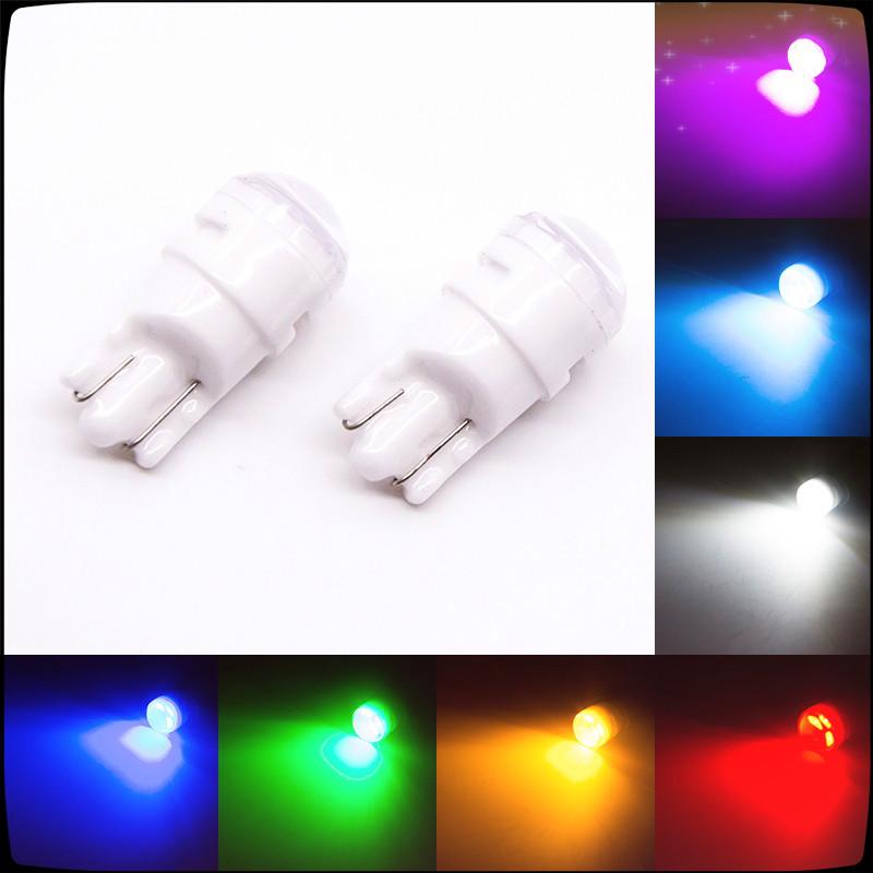 1pc ceramics T10 W5W Position light DRL For Car motorcycle motor Auto ...