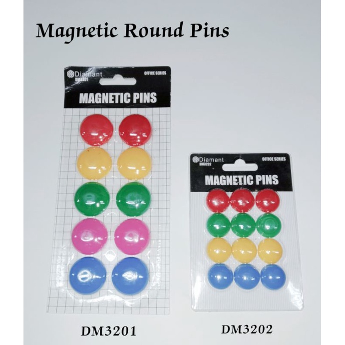 Magnetic Round Pins, 20mm /30mm | Shopee Philippines