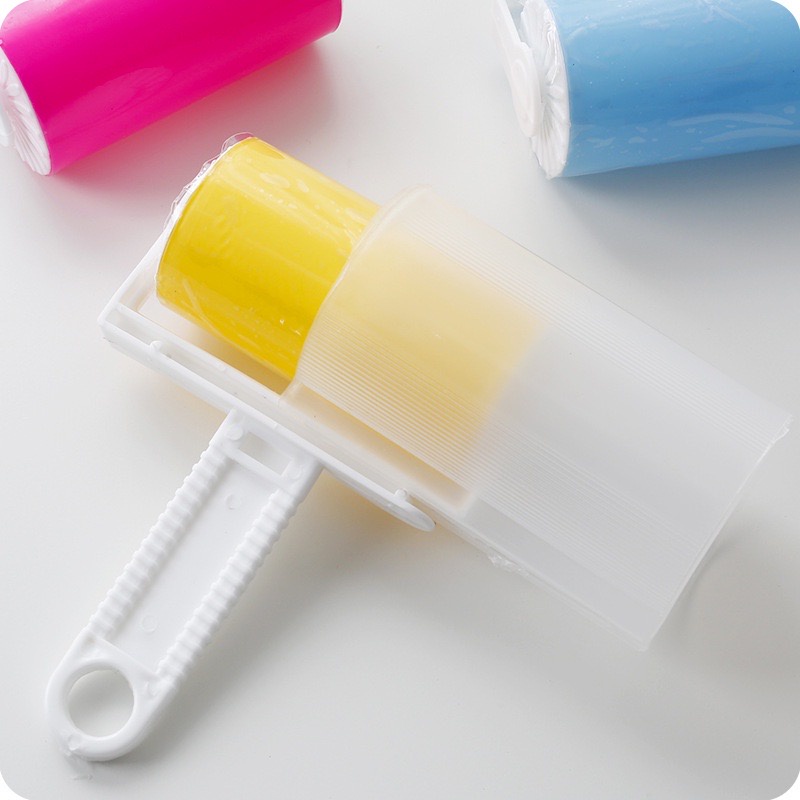 Washable Roller Cleaner Lint Sticky Picker Pet Hair Fluff Remover Brush ...