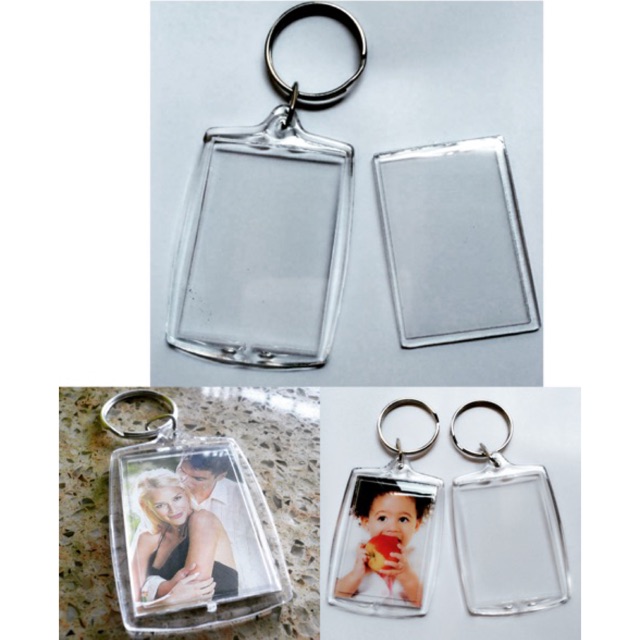 Acrylic keychain DIY Photo (Different Shapes) Photo Print/Photo insert ...
