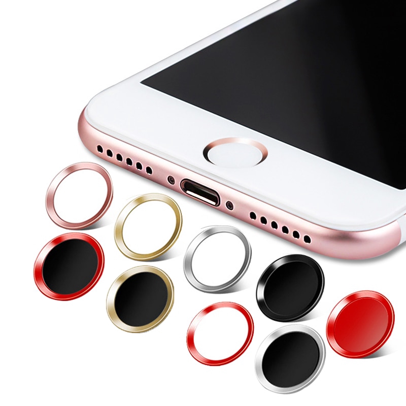 Universal Home Button Sticker iPhone 8 7 6 6sPlus 5 5s Fingerprint ...