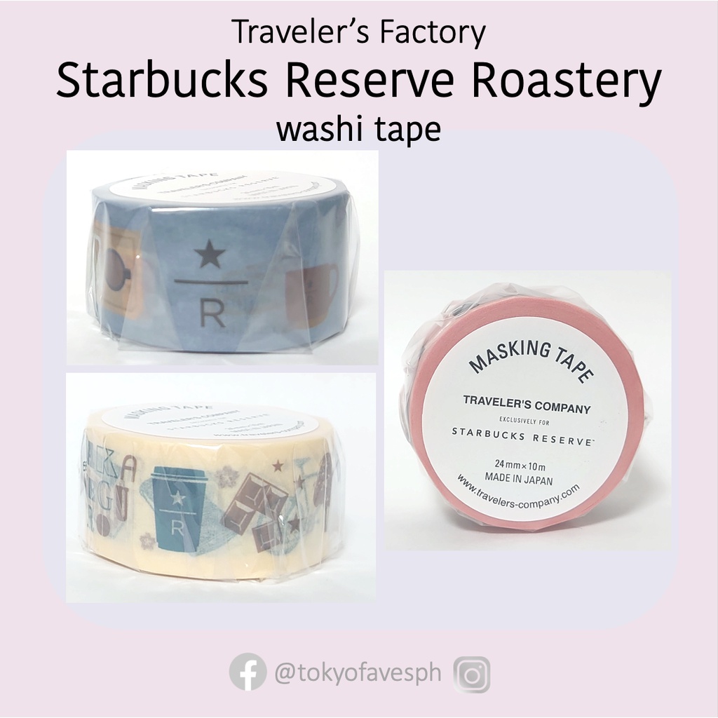 Traveler's Factory Starbucks Reserve Roastery washi tape | Shopee ...