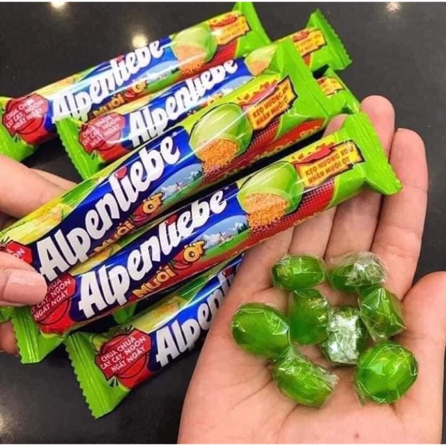 Alpenliebe mango candy bar with salt and chili filling | Shopee Philippines