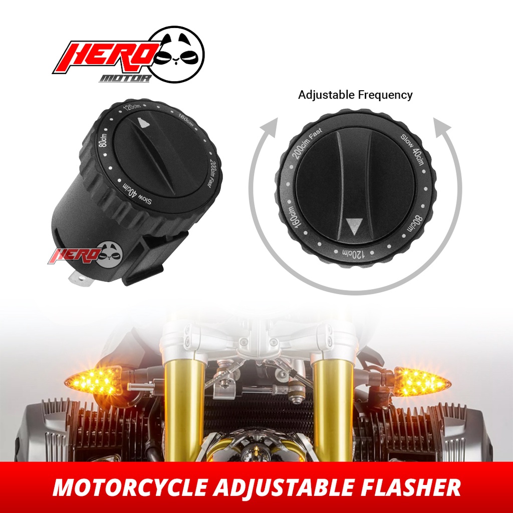 Flasher Relay Blinker Adjustable LED Turn Signal Indicator Adjustable ...