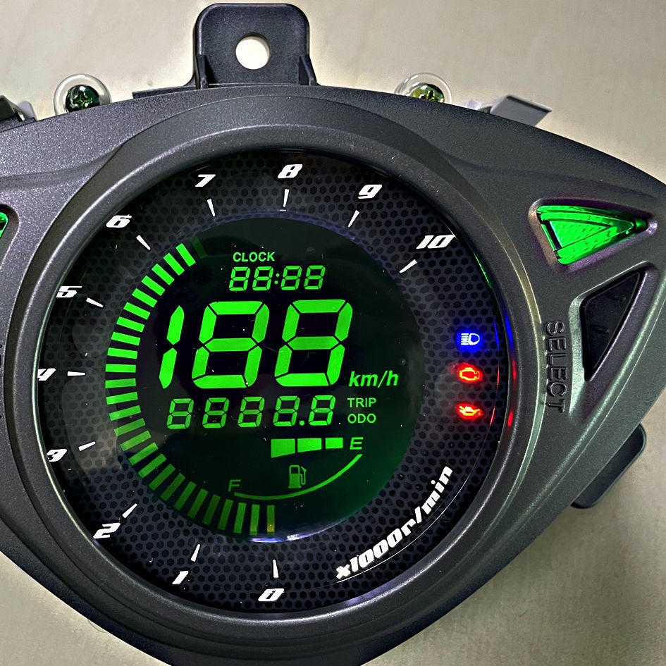 [Large Screen] Motorcycle Instrument Turn Meter Digital Display Car ...