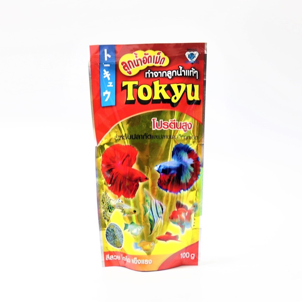 Tokyu Larvae Pellets 100 g. (Betta Fish Food And Small Ornamental Made ...