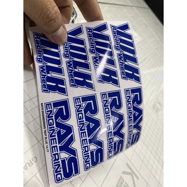 RIM STICKER RAYS VOLK RACING TE37 | Shopee Philippines