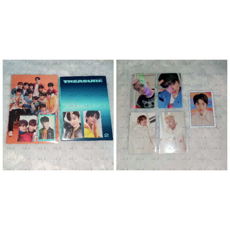 Photocard PC Album Only Treasure Fullset Unsealed The Second Step TSS ...