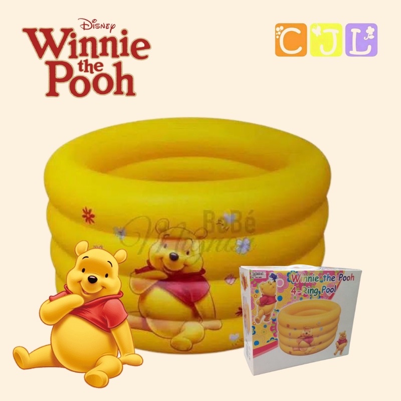 Winnie the pooh 4 pool ring / Child Swimming pool | Shopee Philippines