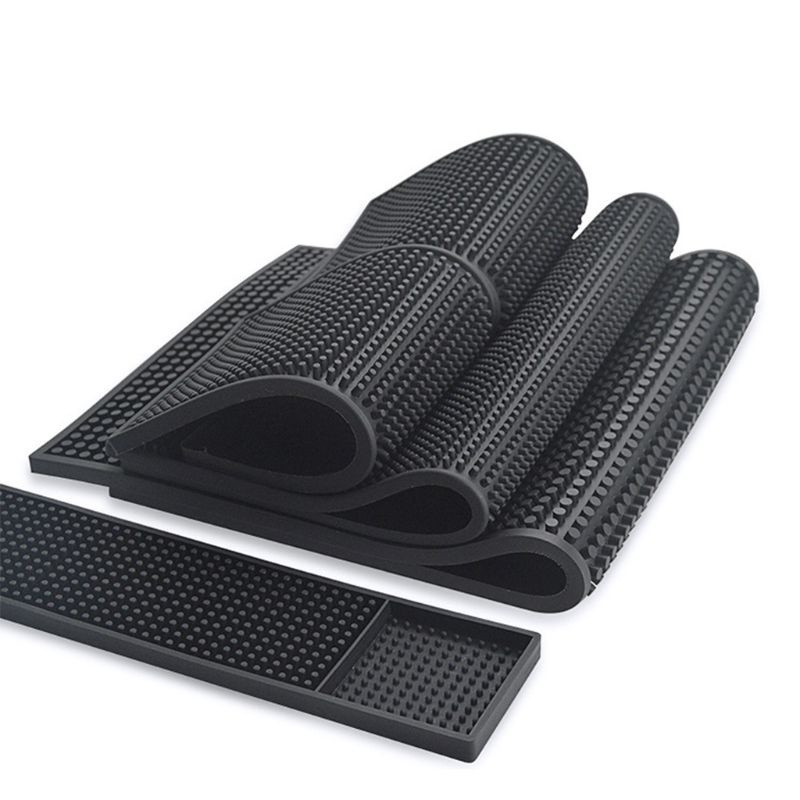 Rubber Bar Mat Black Bar Mat Rubber Bar Service Spill Mat Bar Runner ...