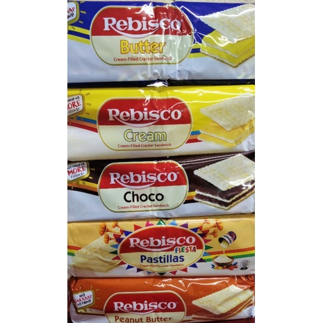 REBISCO CREAM-FILLED CRACKER SANDWICH | Shopee Philippines