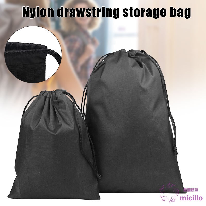 Nylon Drawstring Storage Pouch Multi-Functional Bag Ditty Bags for ...