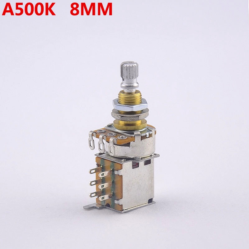 PF-【Made in USA】1 Piece Brass Shaft Push Push Pot Potentiometer For ...