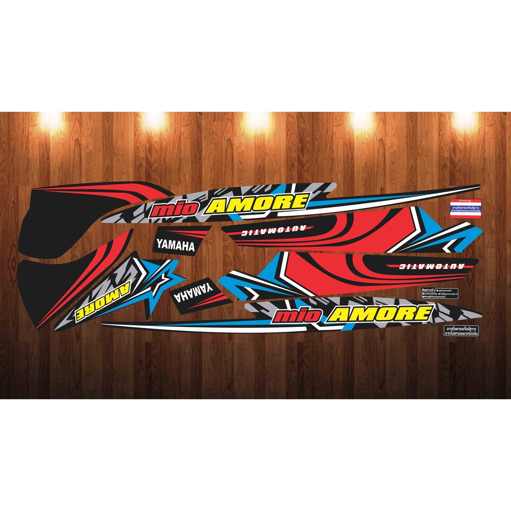 YAMAHA MIO AMORE CUSTOM DECALS LAMINATED | Shopee Philippines