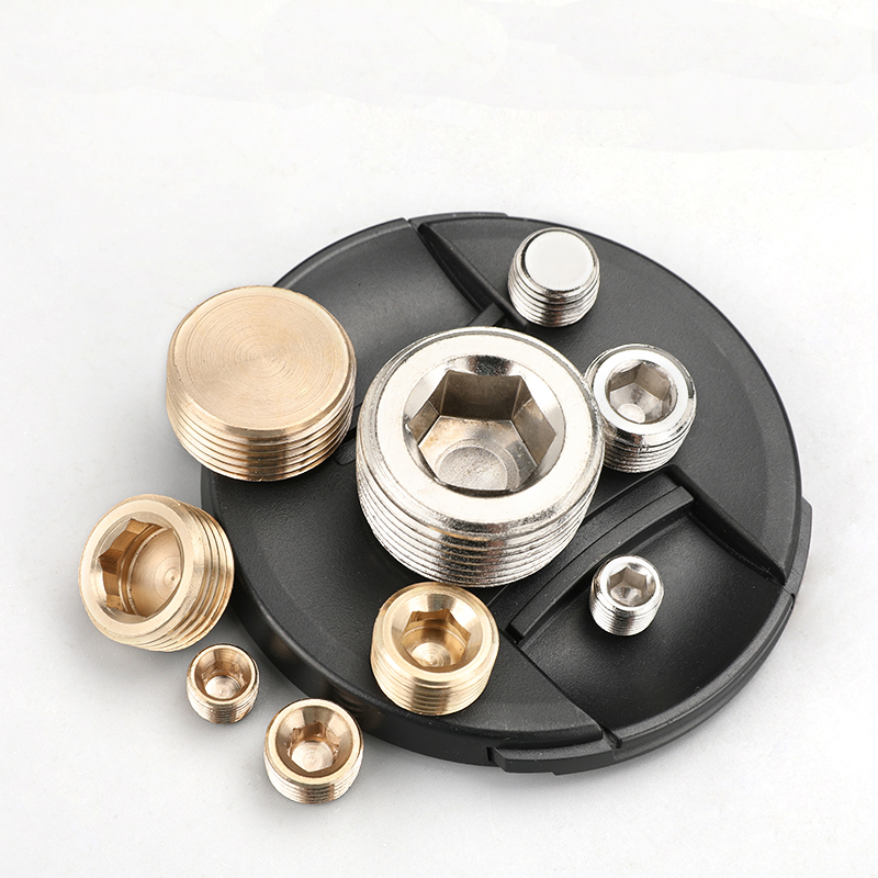All copper inner hexagonal bulkhead external tooth copper plug external ...