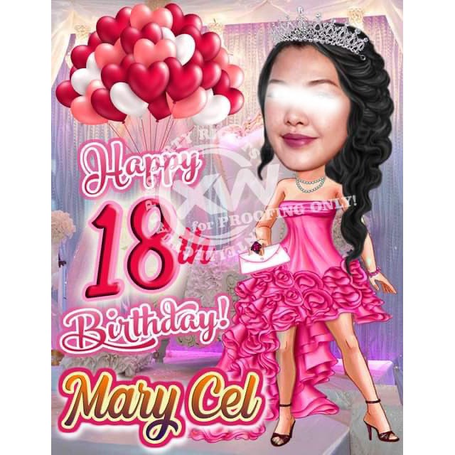 DEBUT / 18th birthday CAKE / CUPCAKE TOPPER | Shopee Philippines