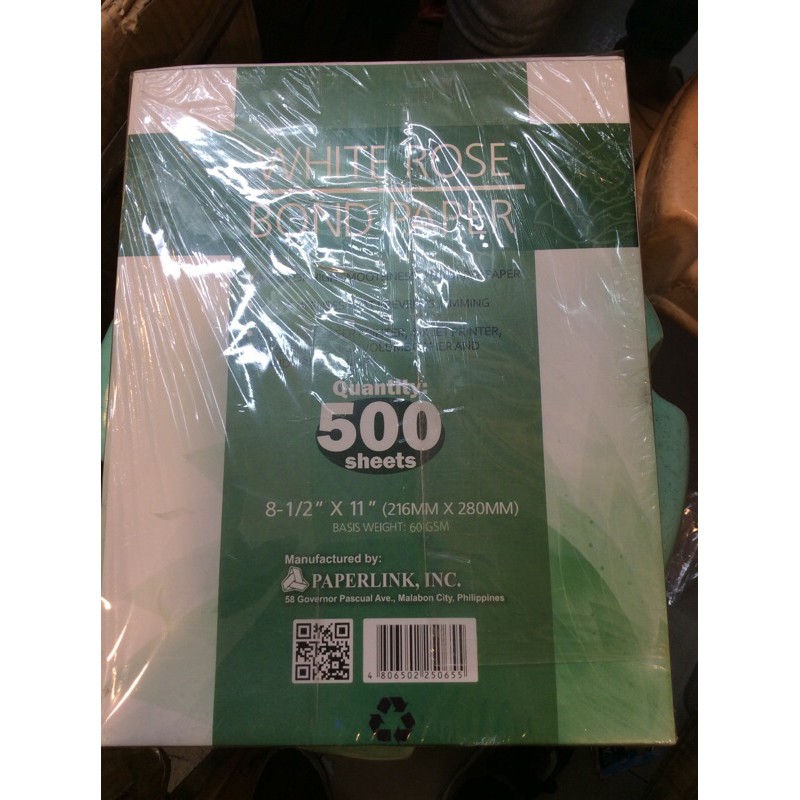 white rose bond paper short 8x11 | Shopee Philippines