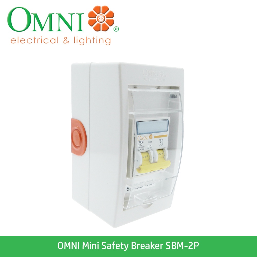 OMNI MINI SAFETY BREAKER 230-400V SBM-2P-20A | Shopee Philippines