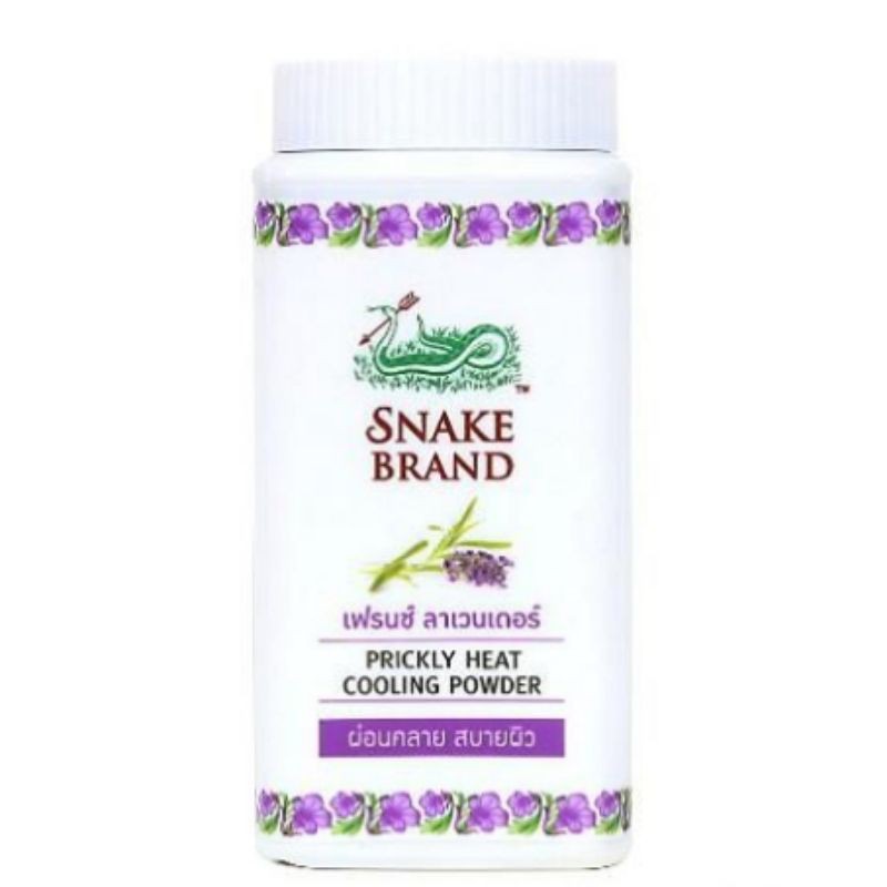 SNAKE BRAND SAKURA/Lavender Wild thanaka PRICKLY HEAT COOLING POWDER ...
