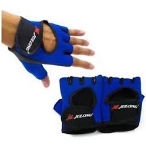 No.764 Julong Fitness Gloves Support 1pair (BLUE) Easy to Wear ...
