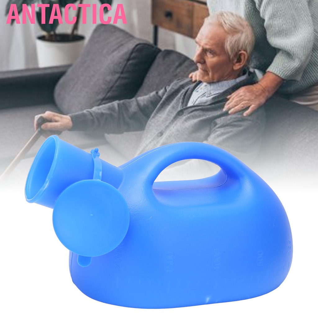 Antactica 2000ml Male Bed Urinal Pee Bottle Holder with Tube for Travel ...
